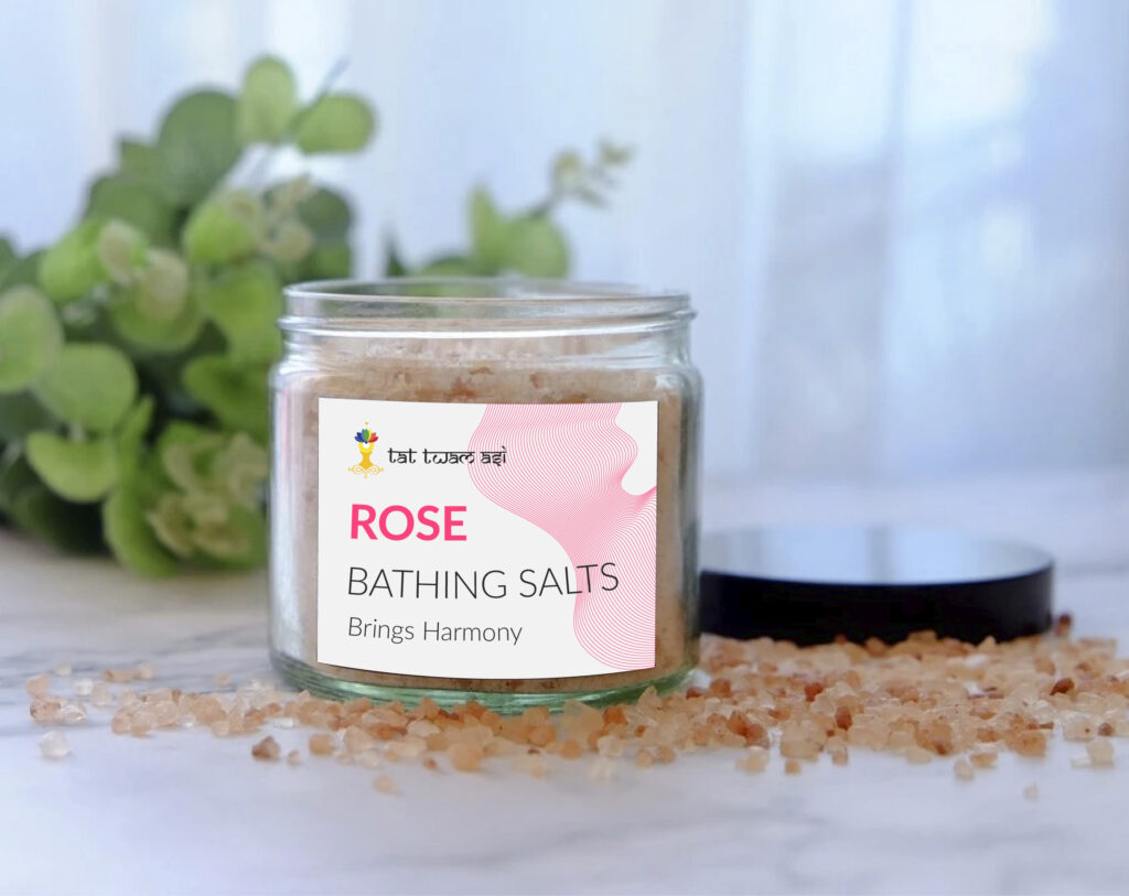 Rose Bathing Salt Scrub - Tattwamasi